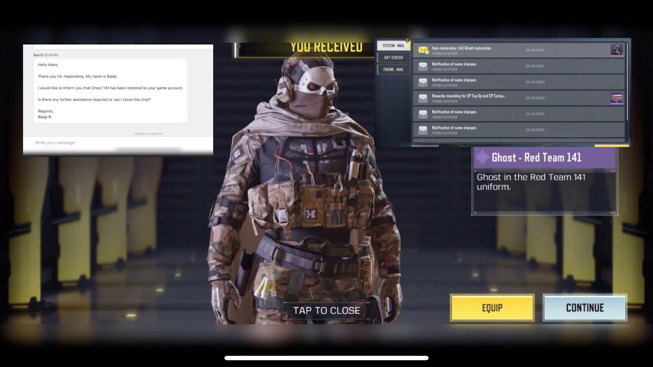 Codm Ghost Red Team 141 Arrives(My Process) - YouTube