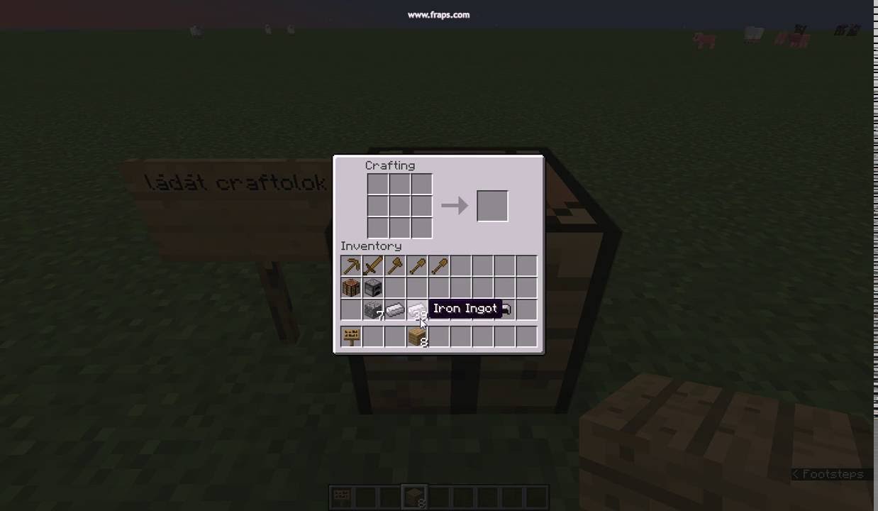 minecraft láda craft - YouTube