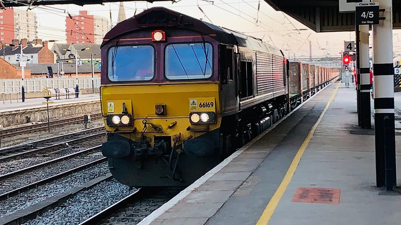 EWS 66169 At Doncaster From Biggleswade Plasmor To Heck Plasmor PS Via ...