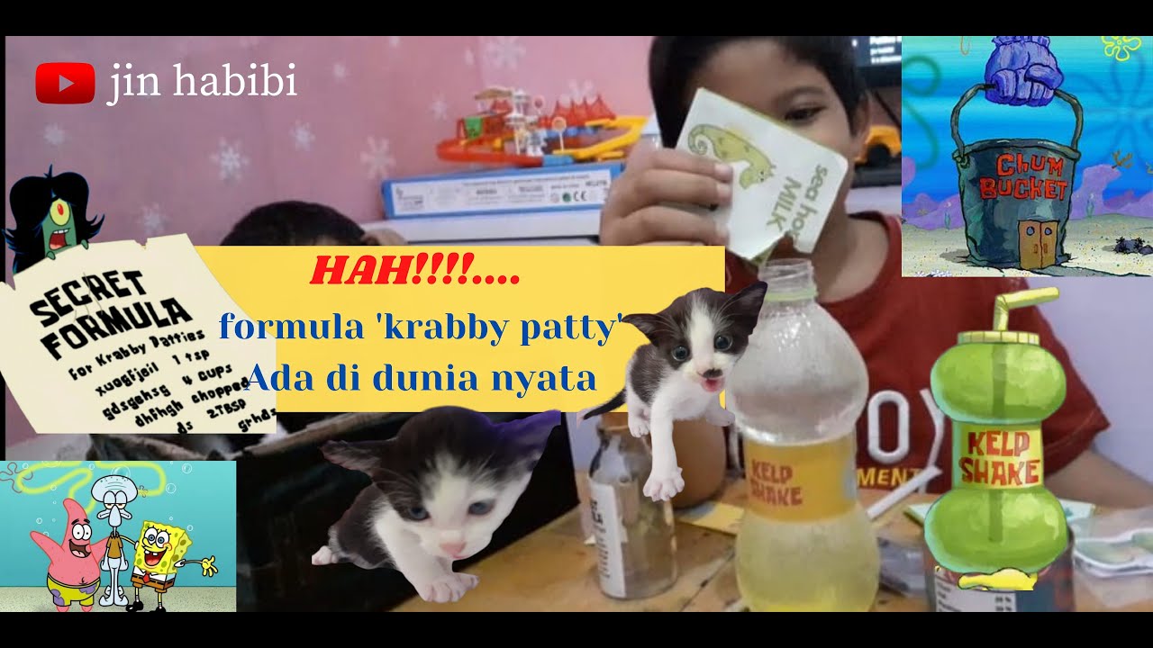 minuman spongebob hijau dan formula krabby patties di jual di dunia ...