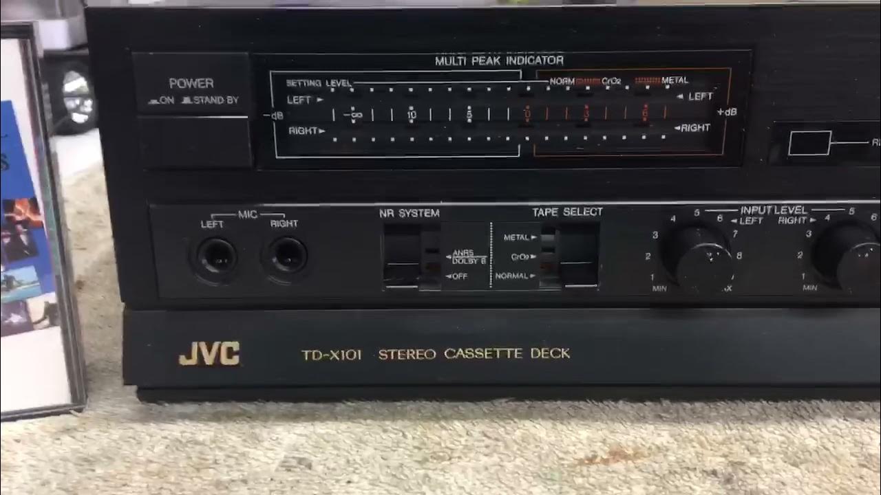 JVC TD-X101 Cassette Deck - YouTube