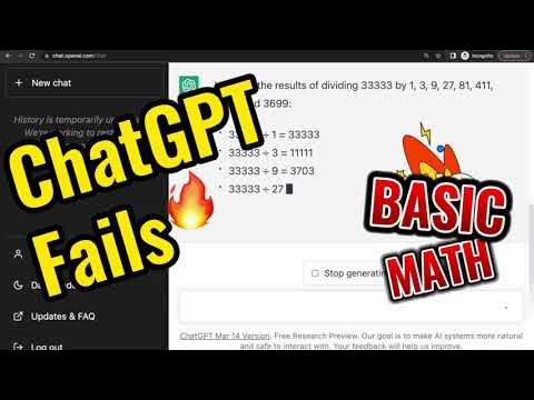 ChatGPT Fails at Basic Math - YouTube