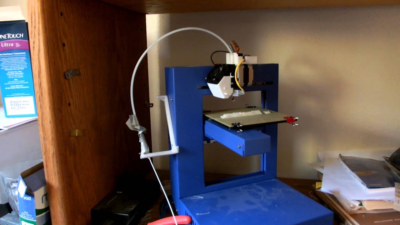 Extruder head failure on the UP! 3D printer - YouTube