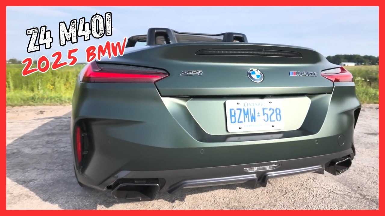 The Ultimate Roadster: 2025 BMW Z4 M40i Review - YouTube