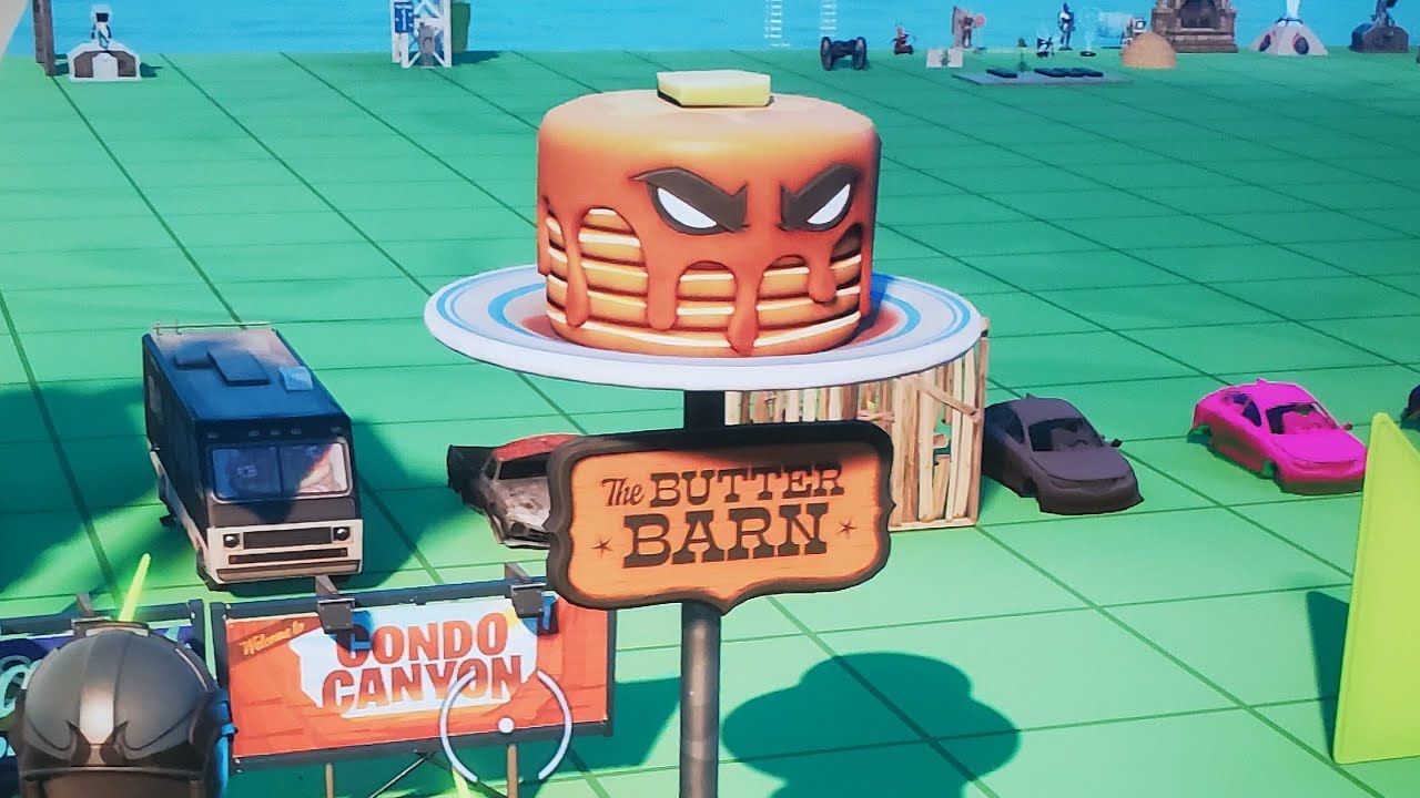 WHAT._. (Part 17) BUTTER BARN SIGN IN FORTNITE CREATIVE? - YouTube
