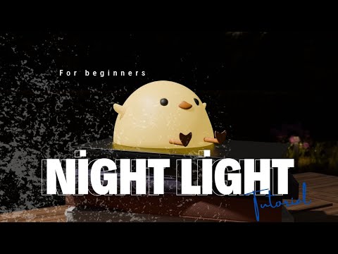 3D Night Light Modeling|Easy Blender Tutorial For Beginners - YouTube