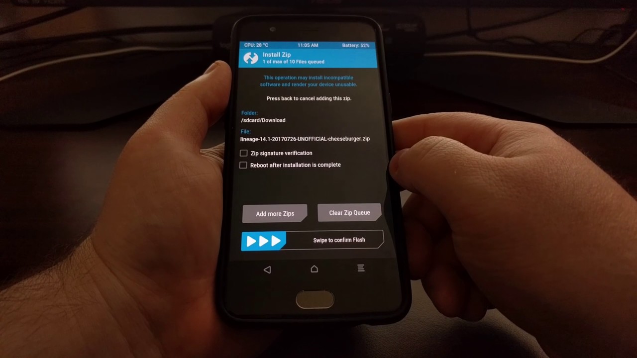 OnePlus 5 | Install a Custom ROM - YouTube
