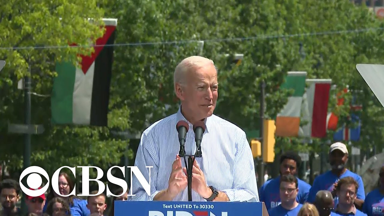 Joe Biden kicks off 2020 campaign with rally in Philadelphia - YouTube
