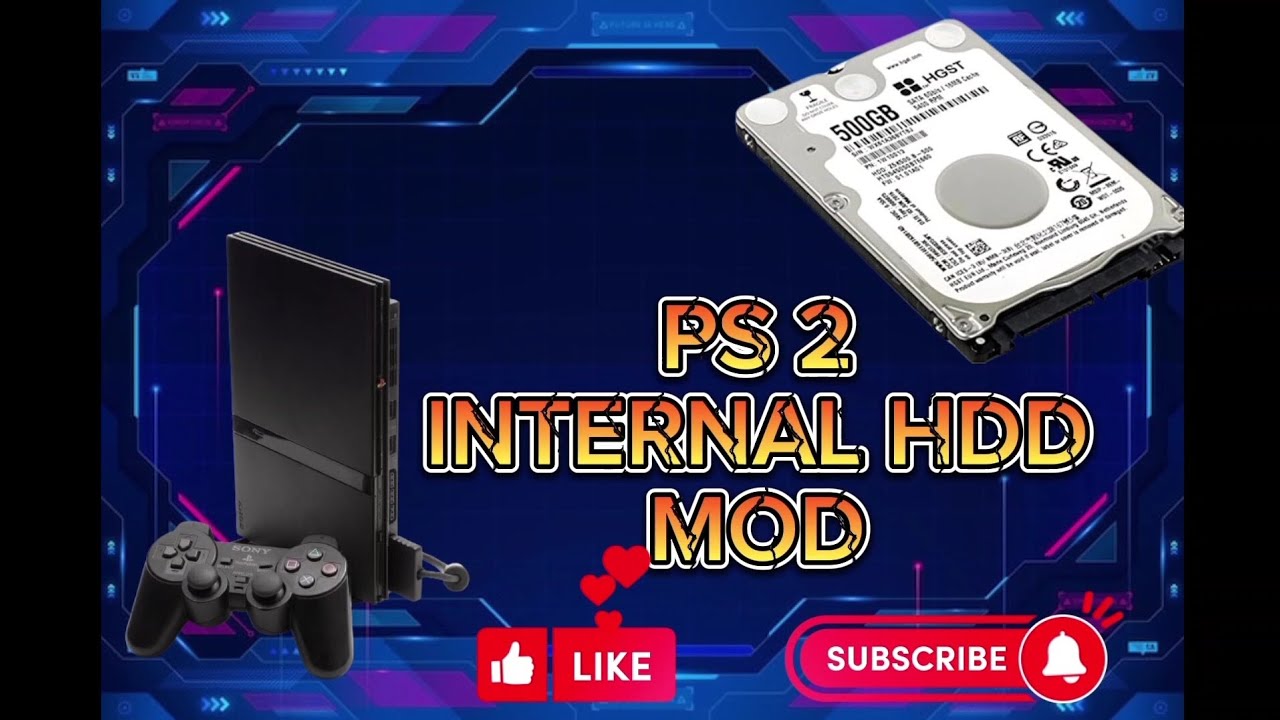PS2 INTERNAL HDD MOD - MAKING THE ULTIMAE PS2 SLIM - YouTube
