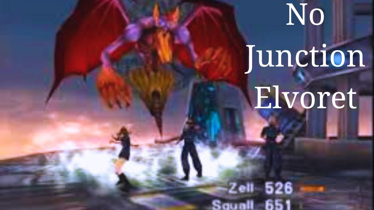 FF8 No Junction Elvoret Boss Battle(Selphie Clutch Pt.1) Stream Highlight - YouTube