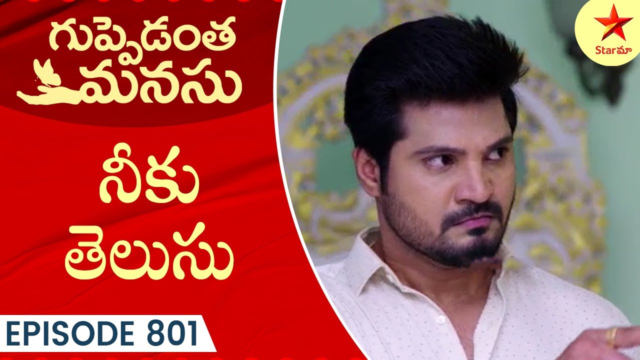 Guppedantha Manasu - Episode 801 Highlight 3 | Telugu Serial | Star Maa ...