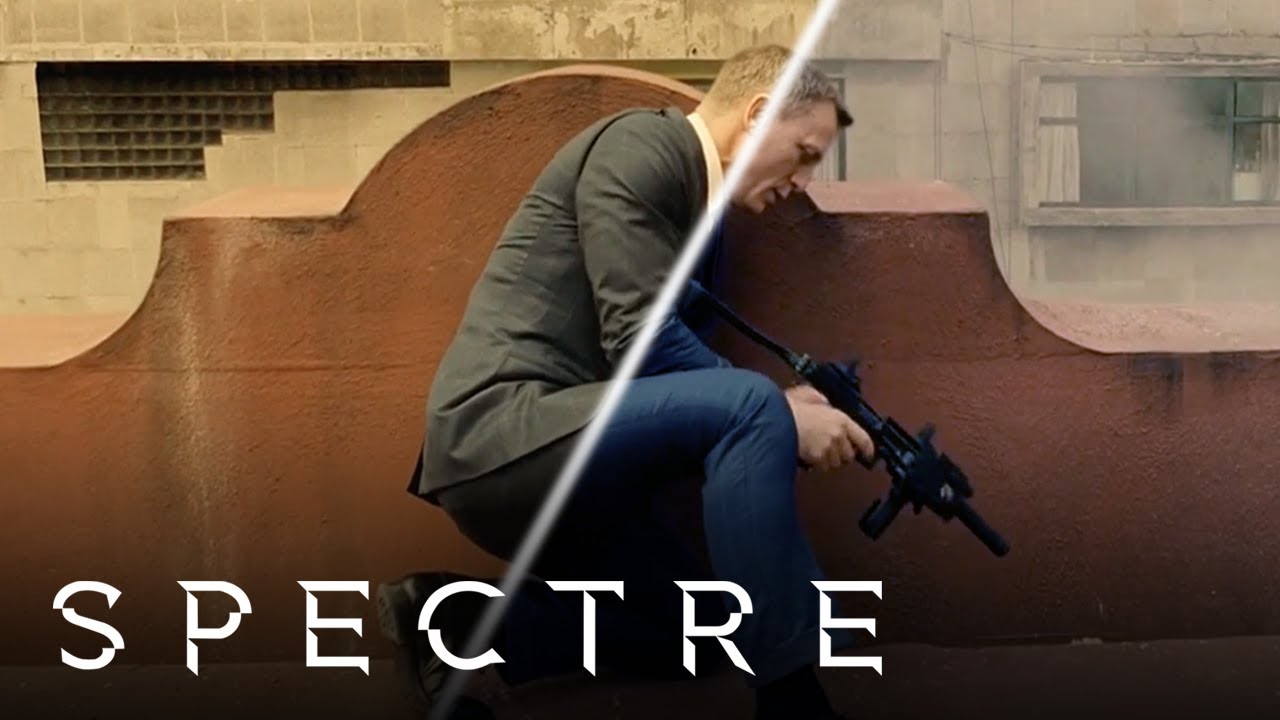 Spectre - Opening Scene Colour Comparison - YouTube