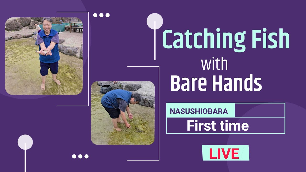 Catching fish with bare hands.#asmr #fishing - YouTube