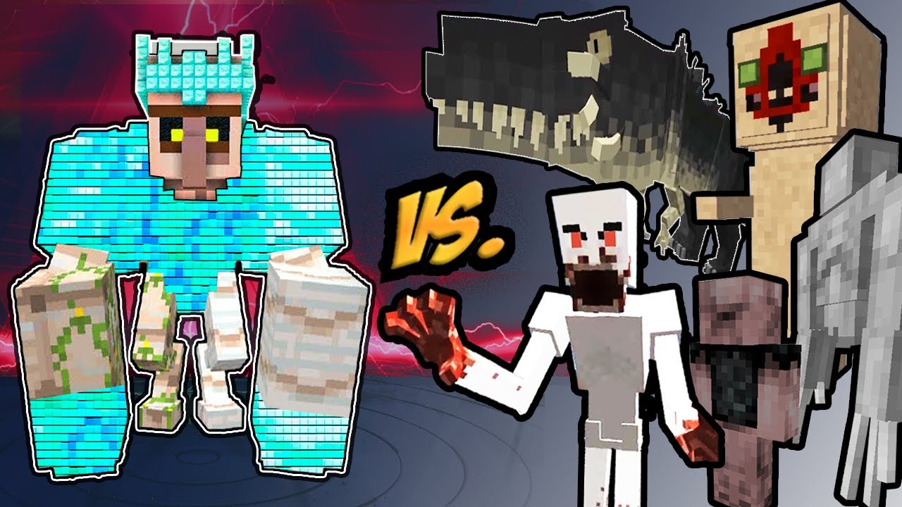 Diamond Golem Vs. SCP Lockdown Mod in Minecraft - YouTube
