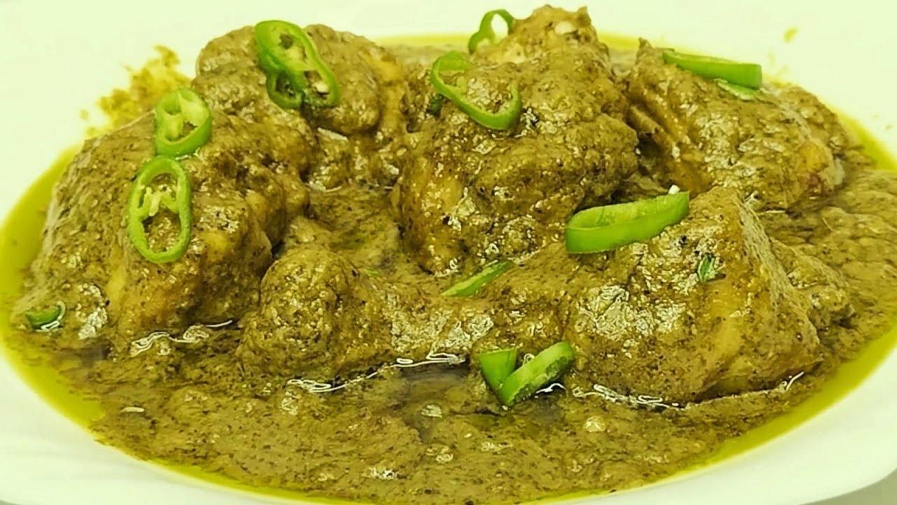 Chicken Hariyali Curry | Green Chicken Recipe | Easy Murgh Hara Masala ...