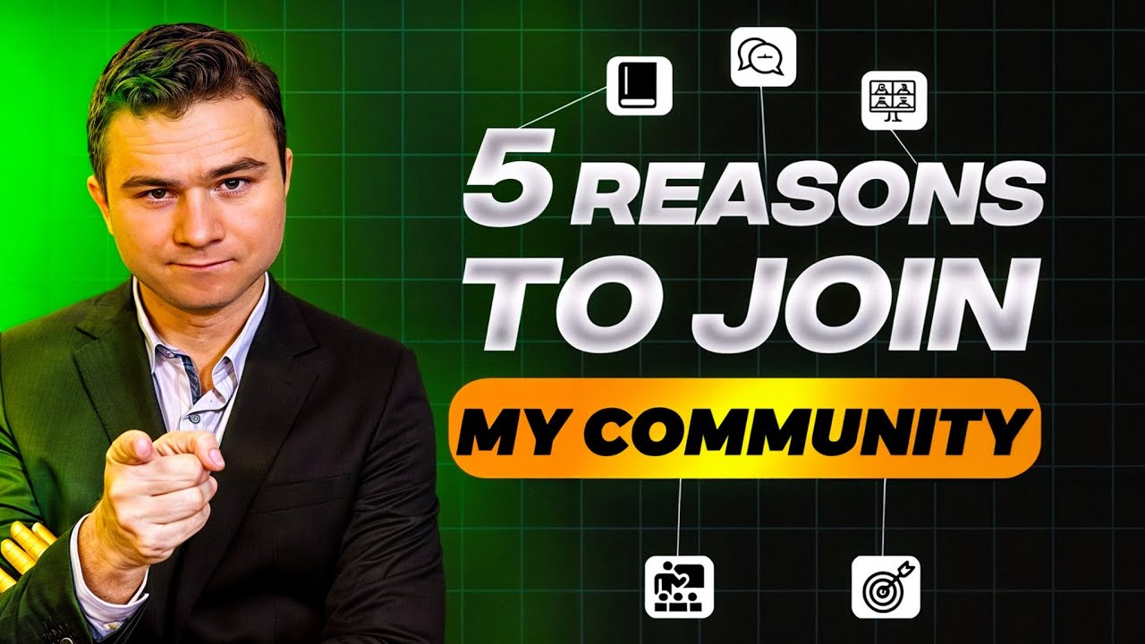 Here are 5 reasons why you should join my community - YouTube