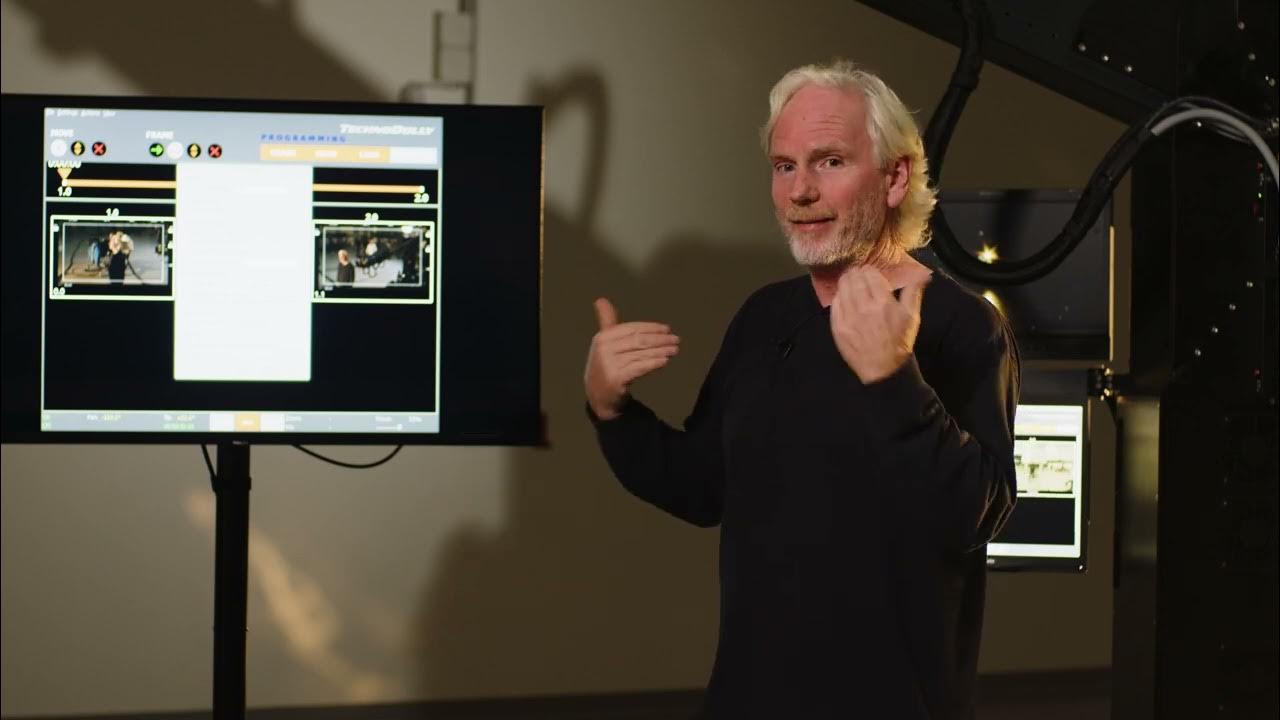 TECHNODOLLY robotic camera crane user interface tutorial with Anthony ...