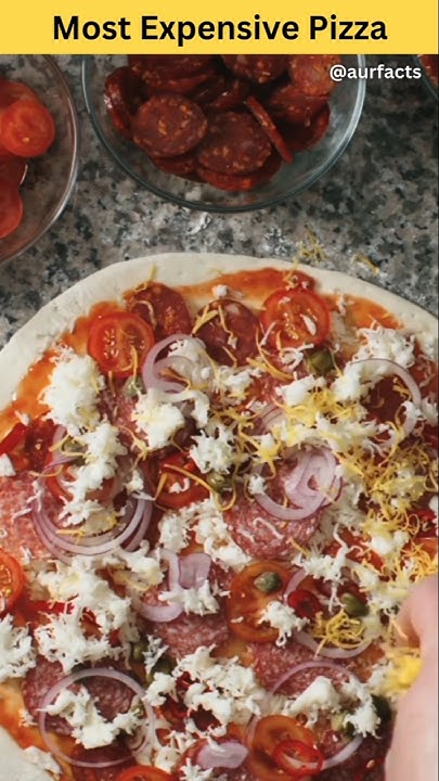 World's Most Expensive Pizza | #funfacts #facts #pizza - YouTube