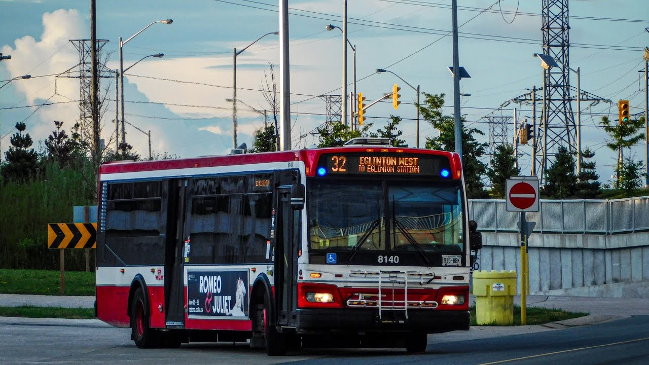 TTC 8140: 32A Eglinton West [DETOUR ON ROUTE] (Full Ride) - YouTube