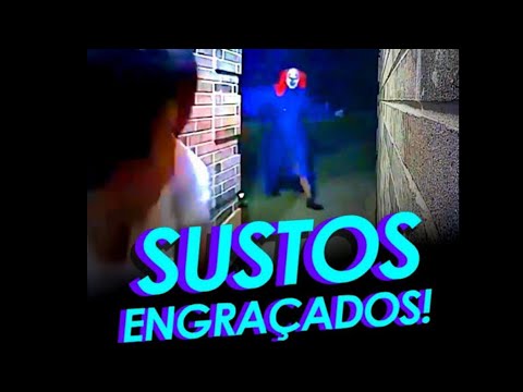 os sustos mais engraçados 😂🤣 tente não rir 🤣😂