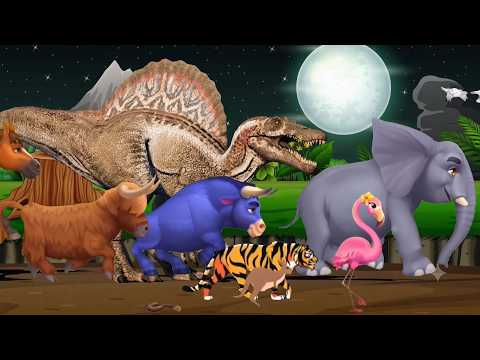 Animal Stampede | Epic Animals RunningWild Magic | Stampede Dinosaurs | Happens Next? Part 122