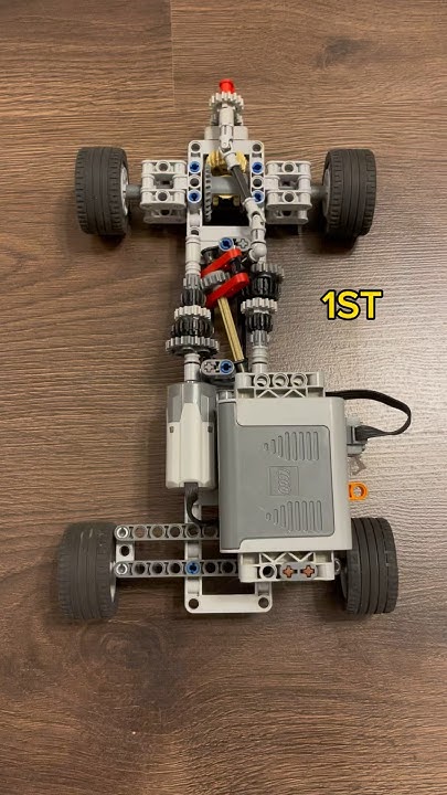 LEGO Technic Car with 5 Speed Sequential Gearbox (Gear Ratios Demo) - YouTube