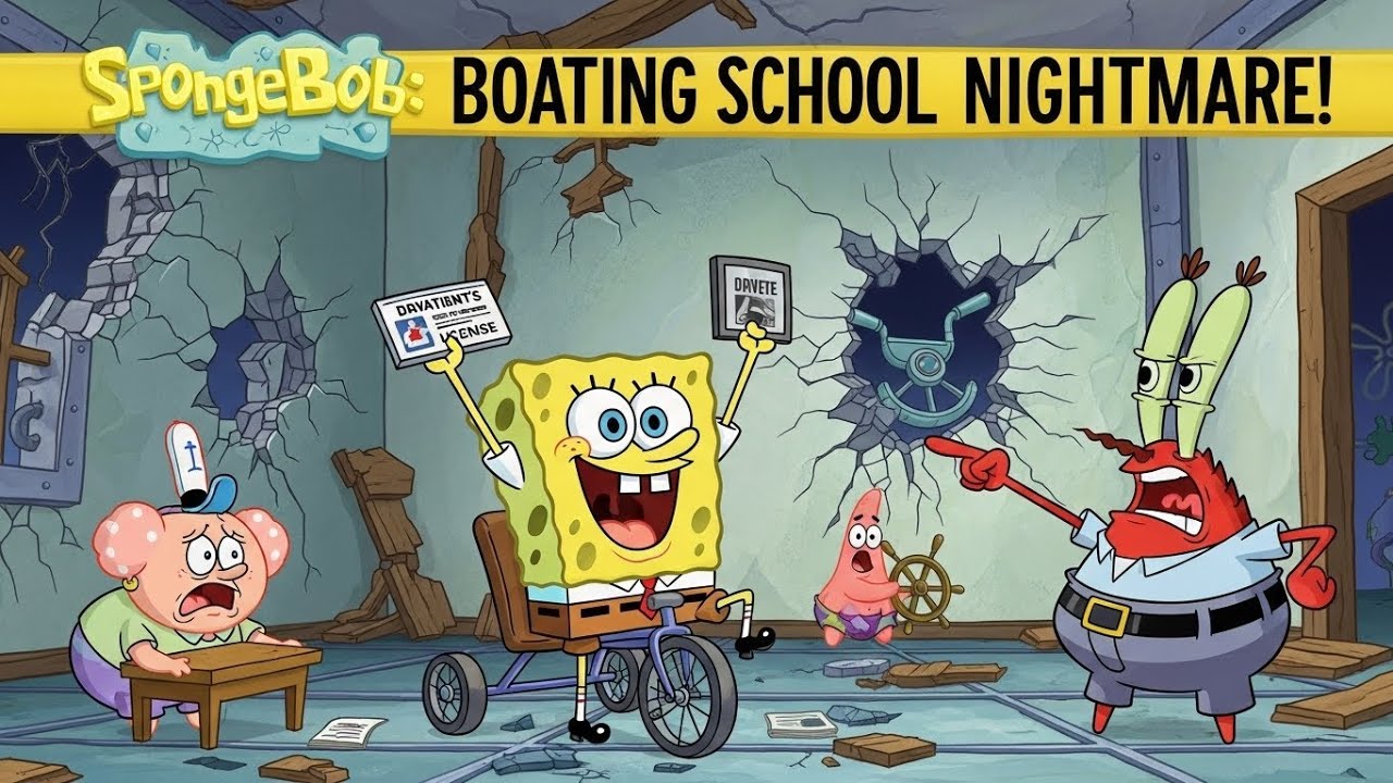 SpongeBob SquarePants: Boating School Nightmare! - YouTube
