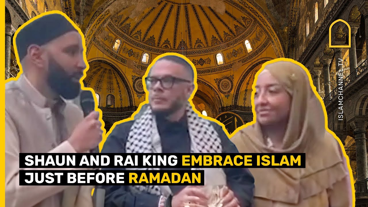 Moment American writer and activist Shaun King converts to Islam - YouTube