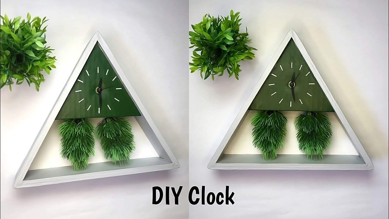 Upcycle Old Cardboard into a Unique Clock | Best Out of Waste DIY Home ...