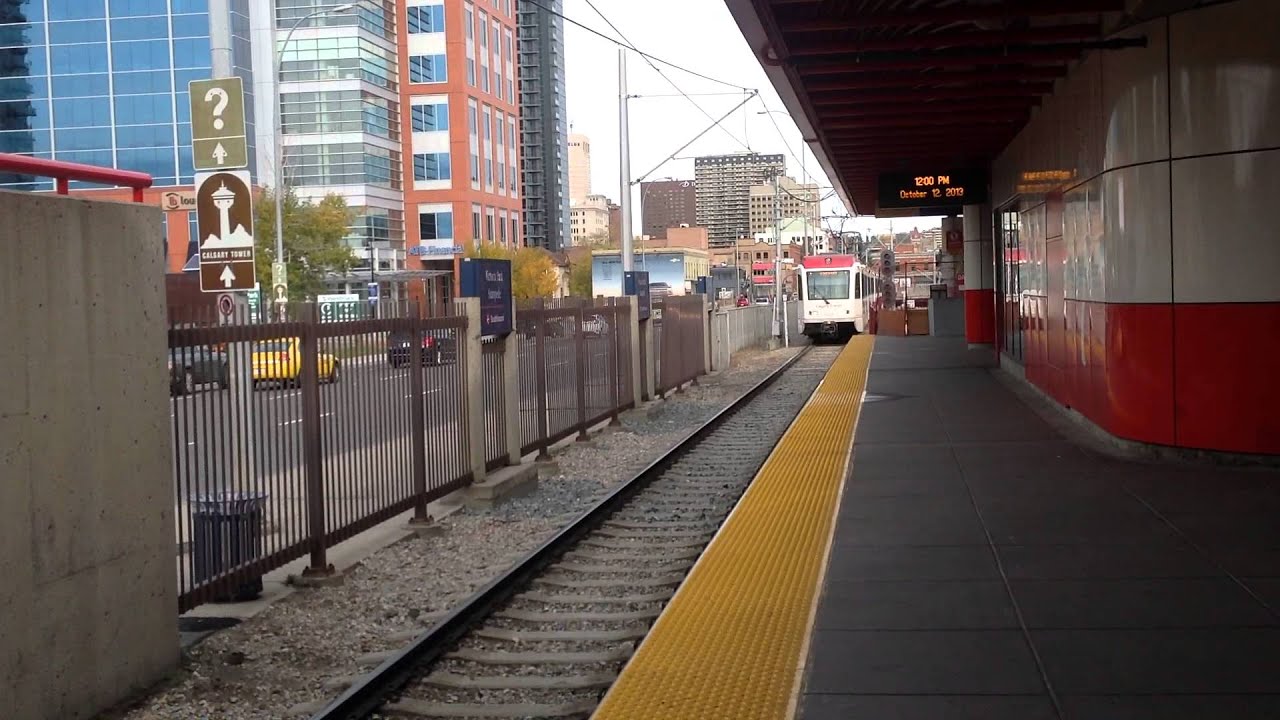 Historic Look at Victoria Park-Stampede C-Train LRT Station - YouTube