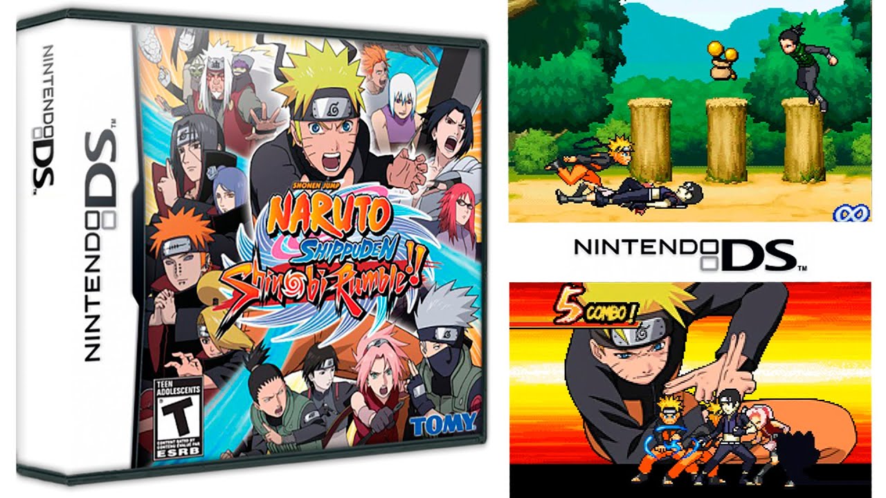 NARUTO Shippuden: Shinobi Rumble (Nintendo DS) - YouTube