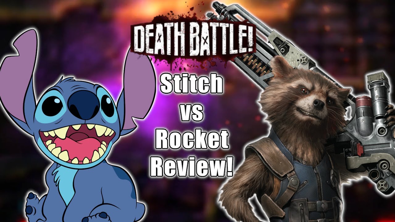 DEATH BATTLE! Stitch vs Rocket Review! - YouTube