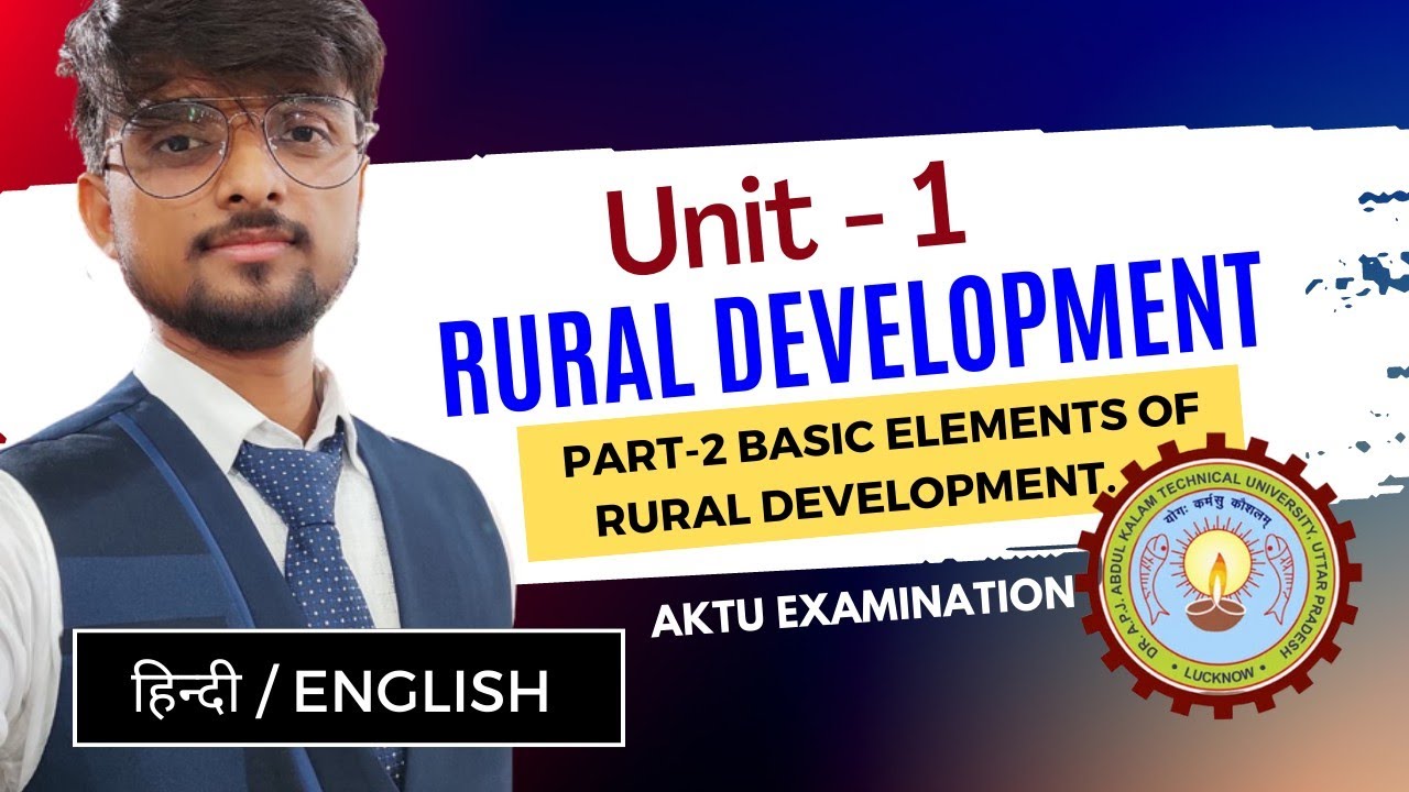 Basic Elements Of Rural Development Rural Development Unit 1 AKTU basic-elements-of-rural-development-rural-development-unit-1-aktu