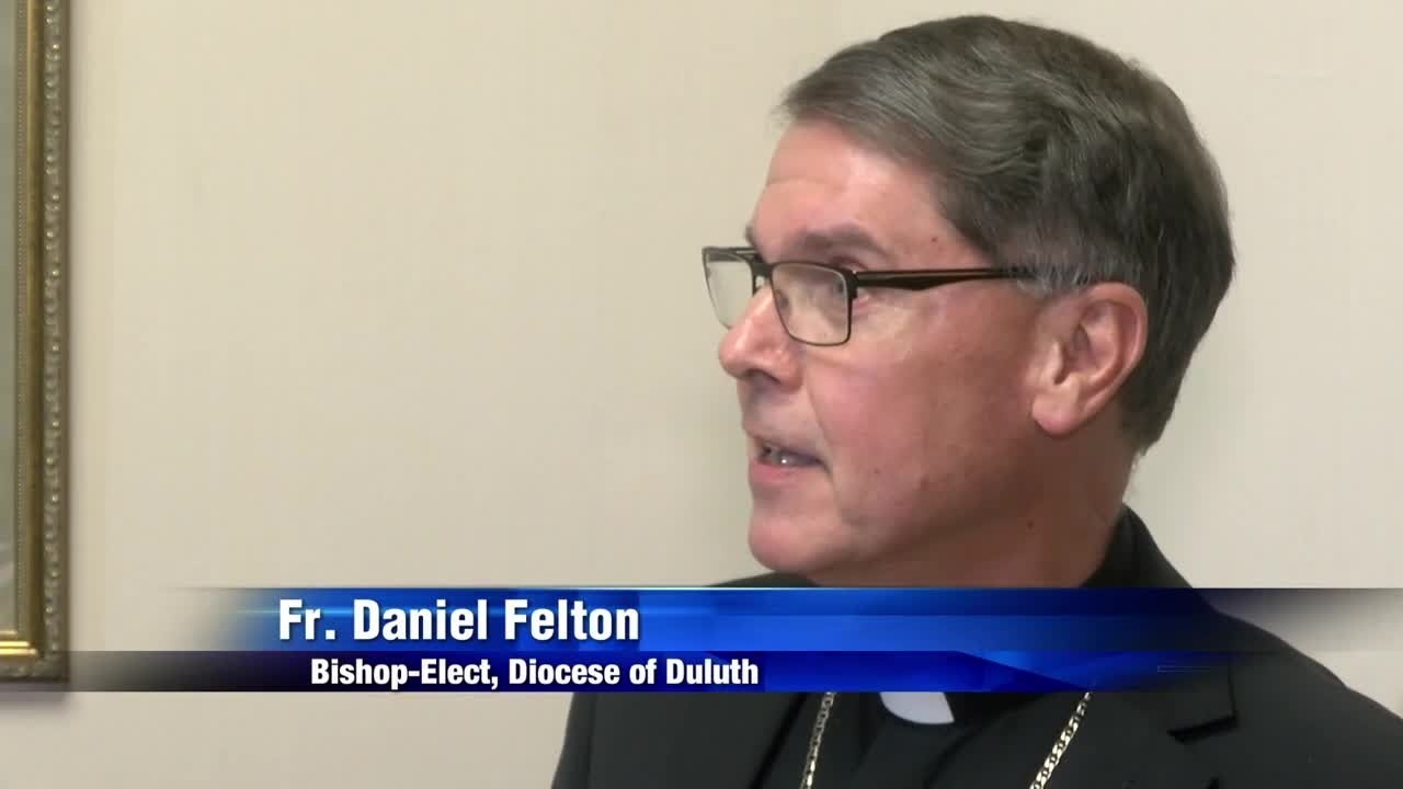 Duluth Diocese introduces Father Daniel Felton as new bishop - YouTube