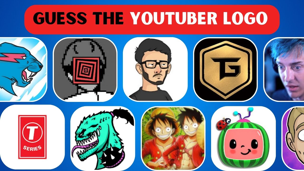 Guess The Youtubers Logo | Can You Guess The Youtubers - YouTube