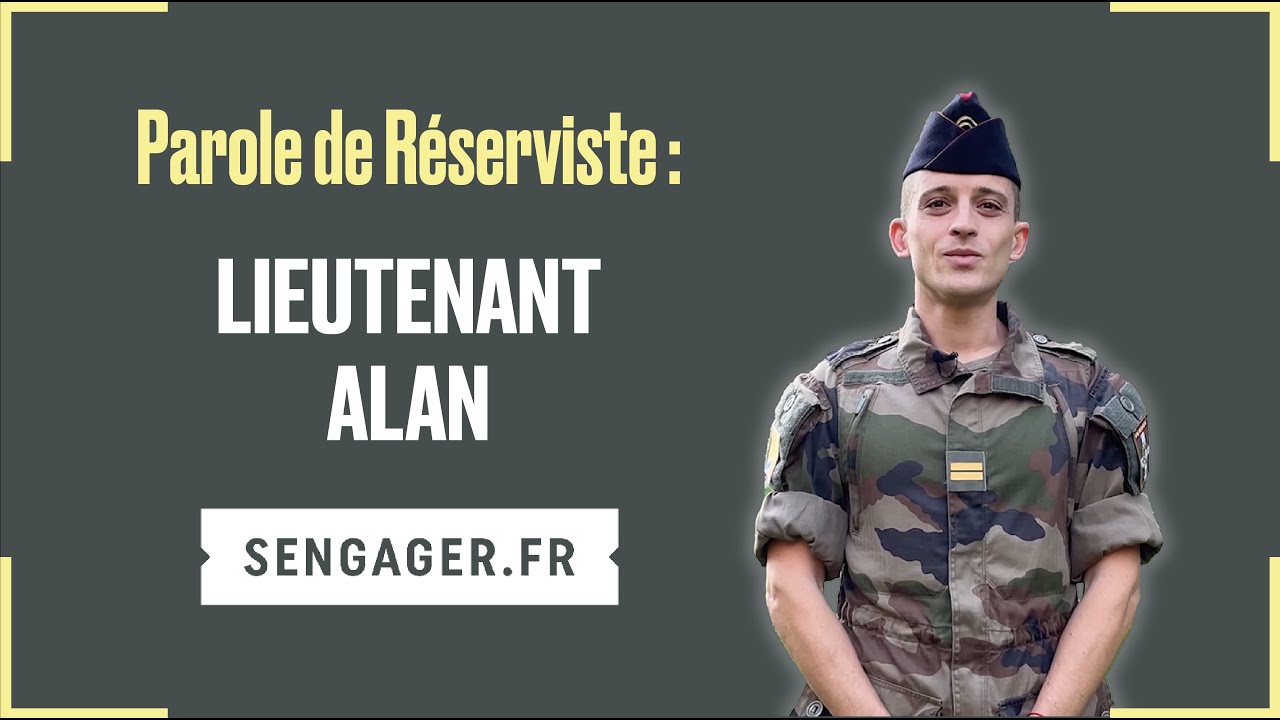 Parole de réserviste, Lieutenant Alan - YouTube
