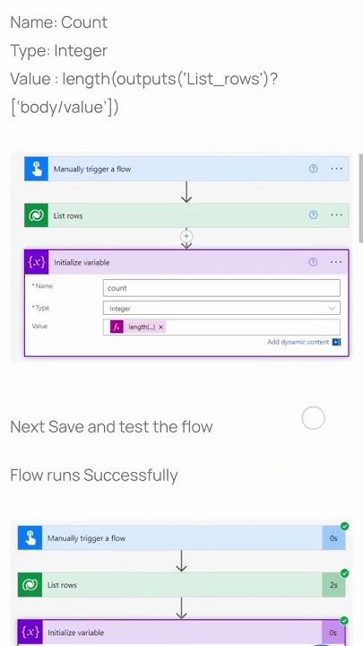 How To Get Dataverse Records Count Using Power Automate Youtube