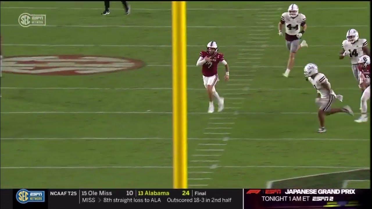 2023 USC vs Mississippi State - Spencer Rattler 25 Yd Run - YouTube