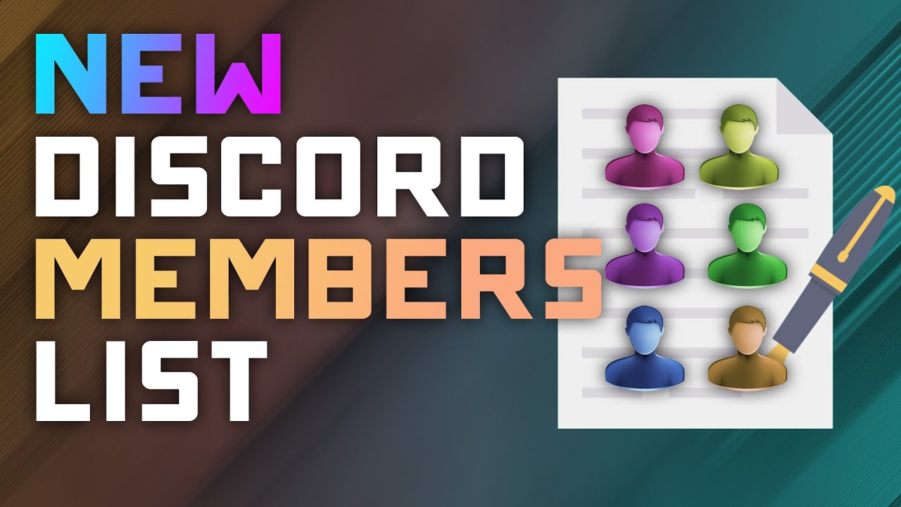 New Discord SERVER MEMBERS Management Page - Sort, Prune, and Manage ...