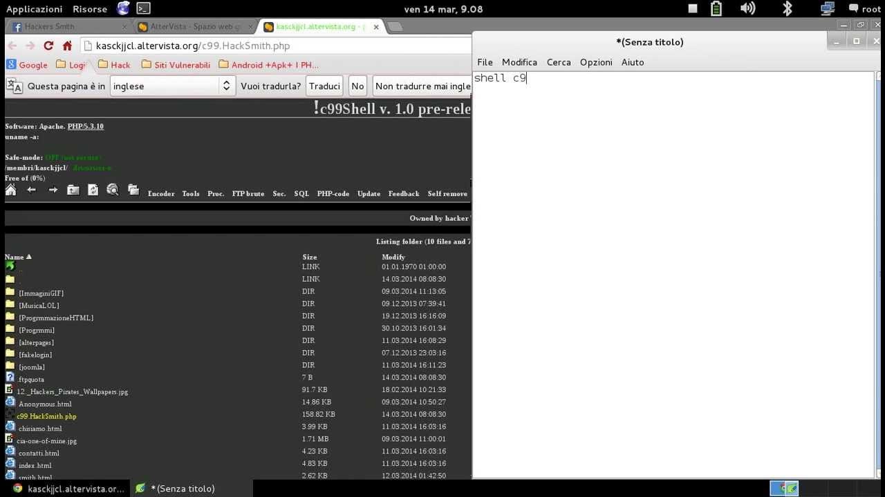 Host upload shell c99 backdoor php - YouTube