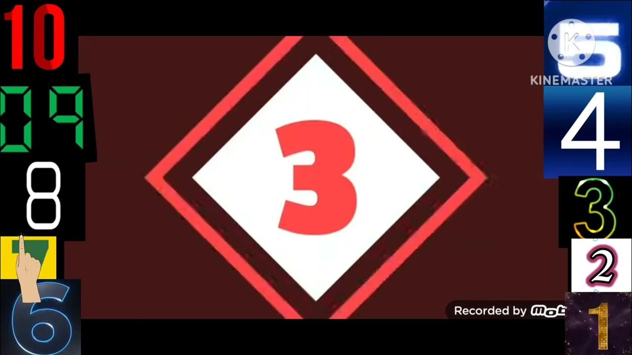 Countdown Numbers From 10 - Episode XII (Netflix, Digital Clock, Blue ...