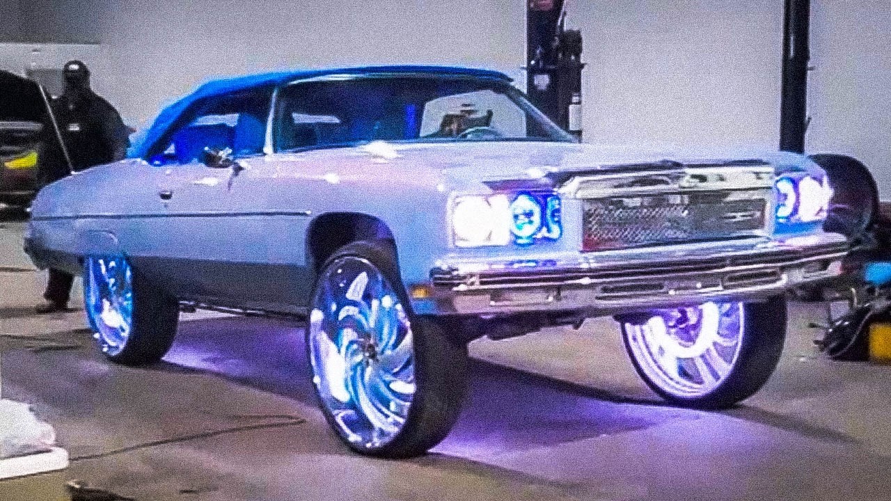 Top 20 Big Rims On Cars | Donks on 32's! - YouTube