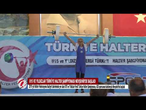 (NEVŞEHİR) U15 VE YILDIZLAR TÜRKİYE HALTER ŞAMPİYONASI NEVŞEHİR'DE BAŞLADI