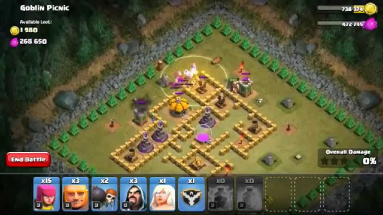 Clash of Clans Goblin town hall - Goblin Picnic - YouTube