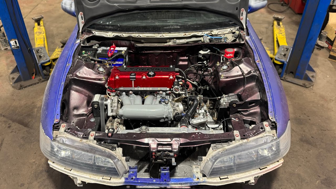 K24 swapped Integra is now complete!!!!!! Pt-2 - YouTube