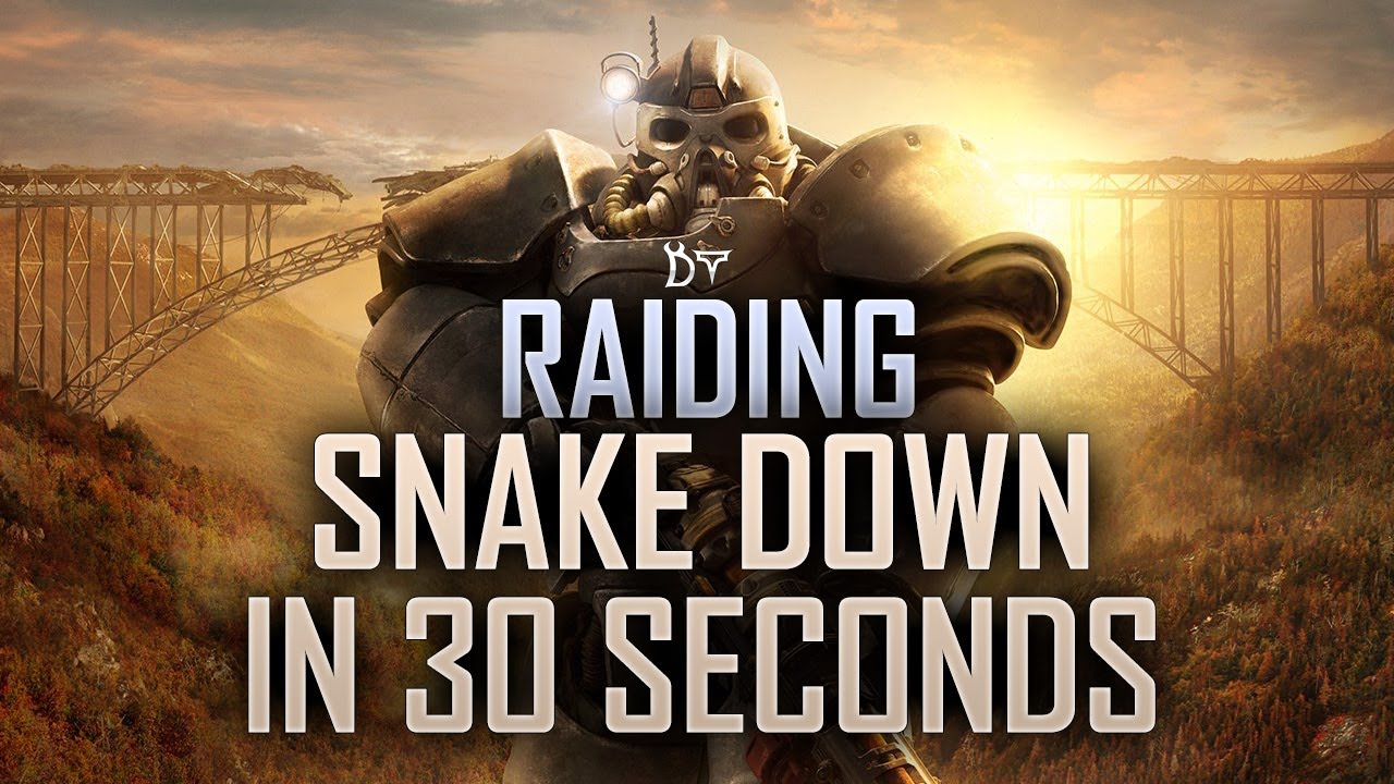 F76 Raid - Snake down in 30 SECONDS - YouTube