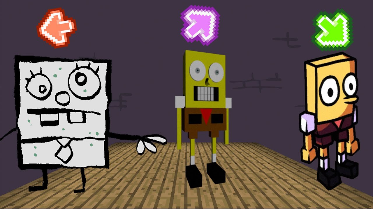 FNF Character Test | Gameplay VS Playground | DOODLE BOB | SPONGEBOB ...