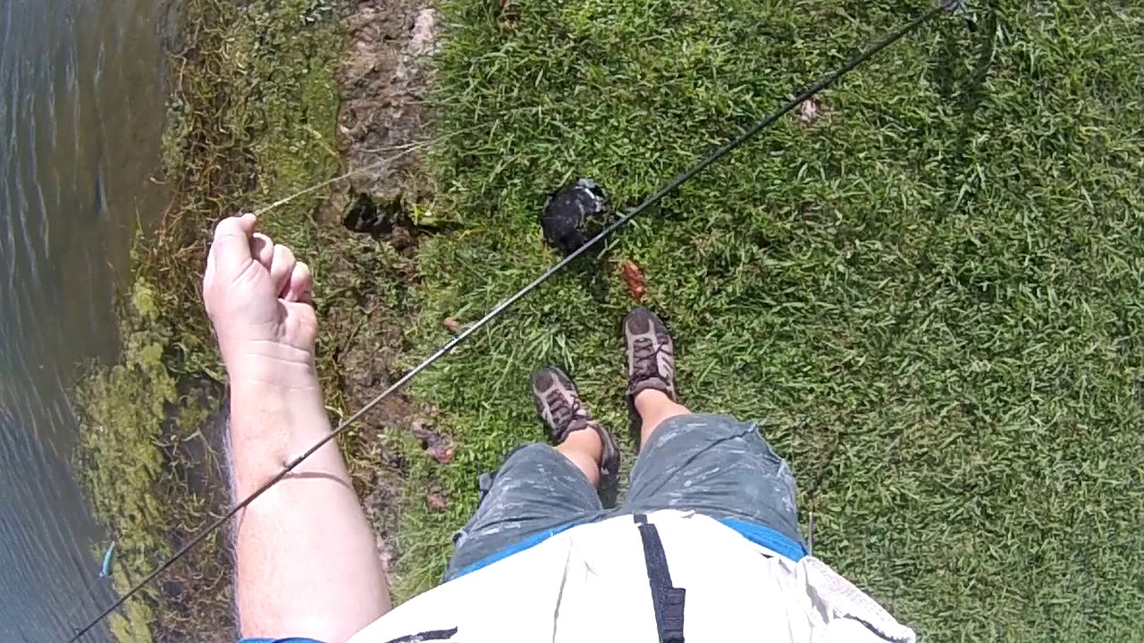 Sugar Land Bass Fishing Getting Snag on Someones Line - YouTube