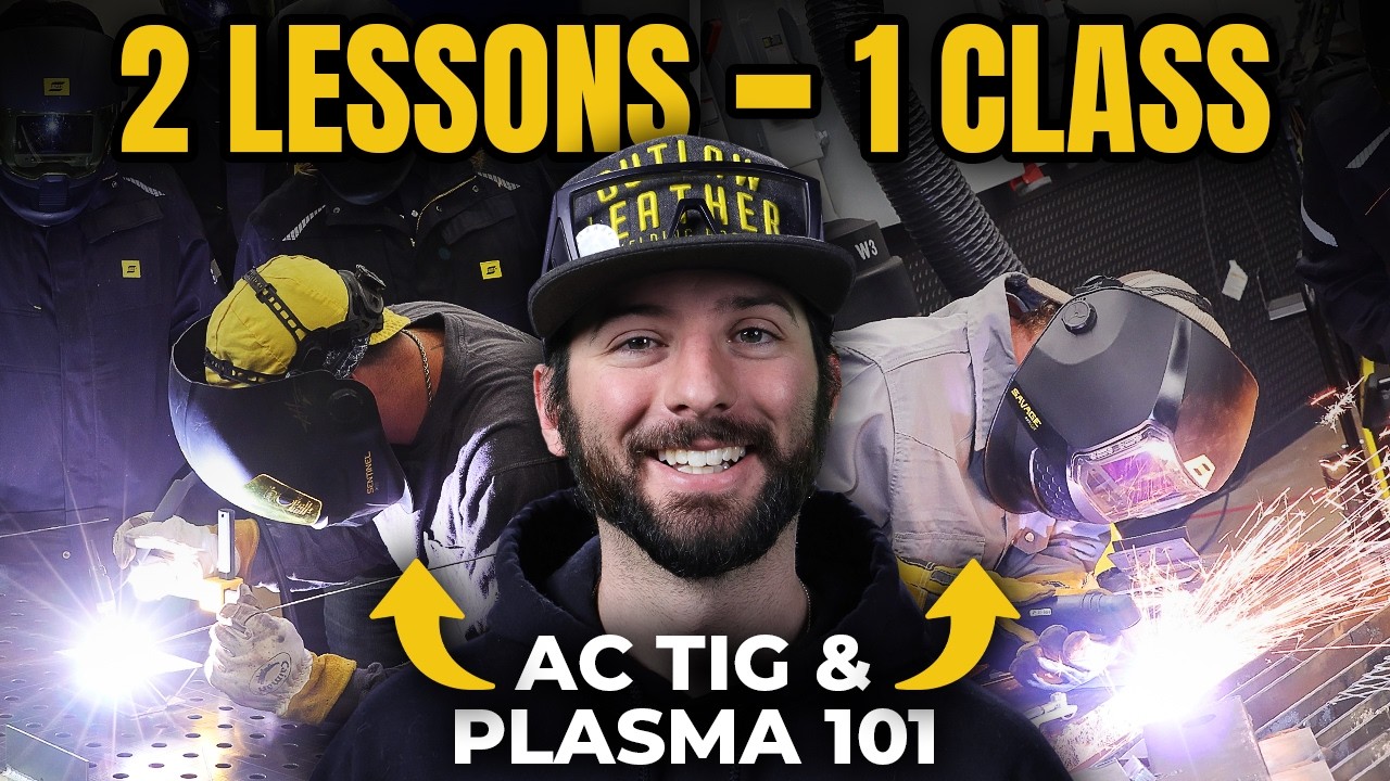 Crash Course in AC TIG Welding Aluminum & Plasma Cutting - YouTube