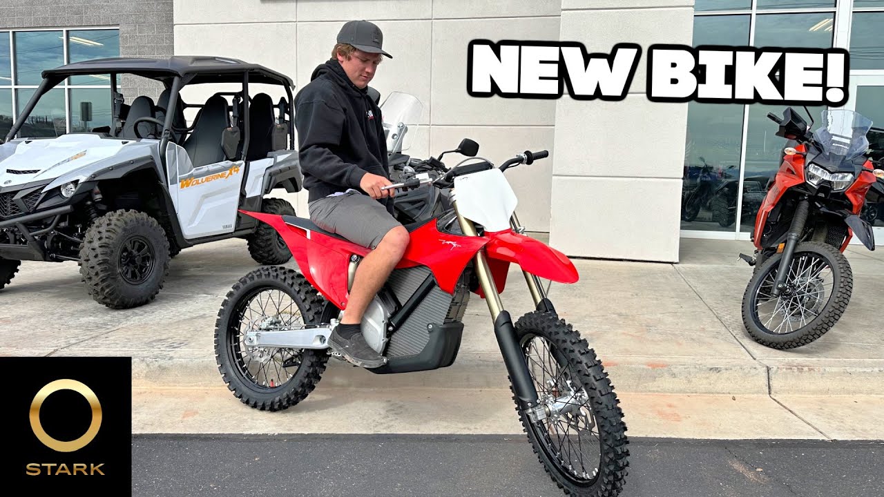 Taking Delivery Of ALL NEW Stark Varg Dirt Bike! 80+ Horsepower - YouTube